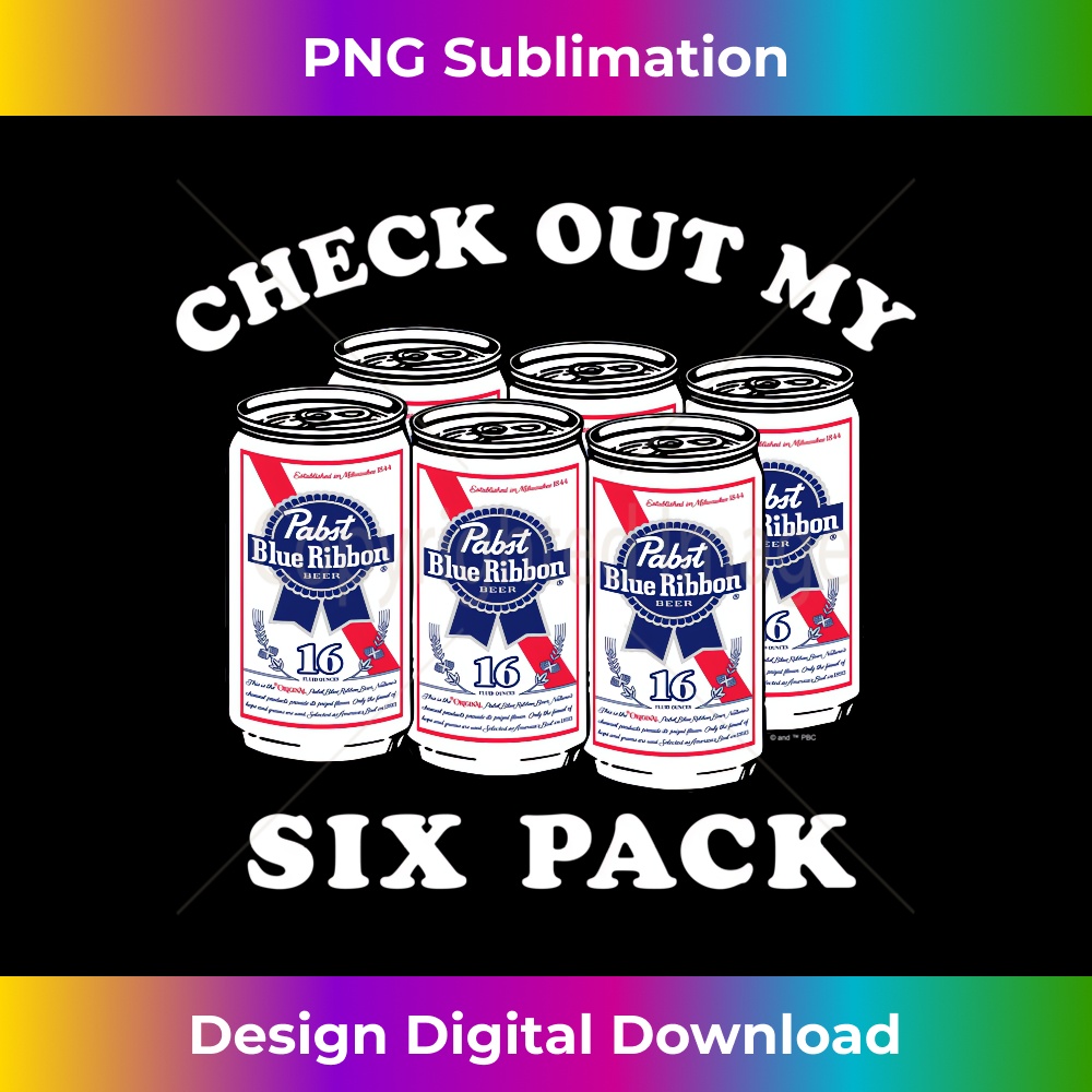 Pabst Blue Ribbon Beer Cans Check Out My Six Pack - Innovati | Inspire ...