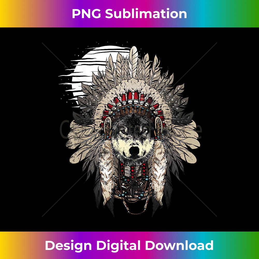 Wolf T Moon Native American Headdress Wolves Clothing - Inno | Inspire ...