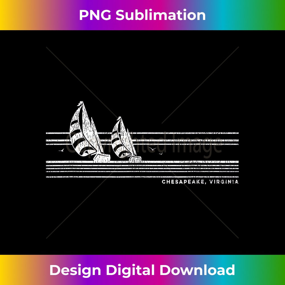 Chesapeake VA Vintage Sailing 70s Nautical Sailboat - Sublim | Inspire ...