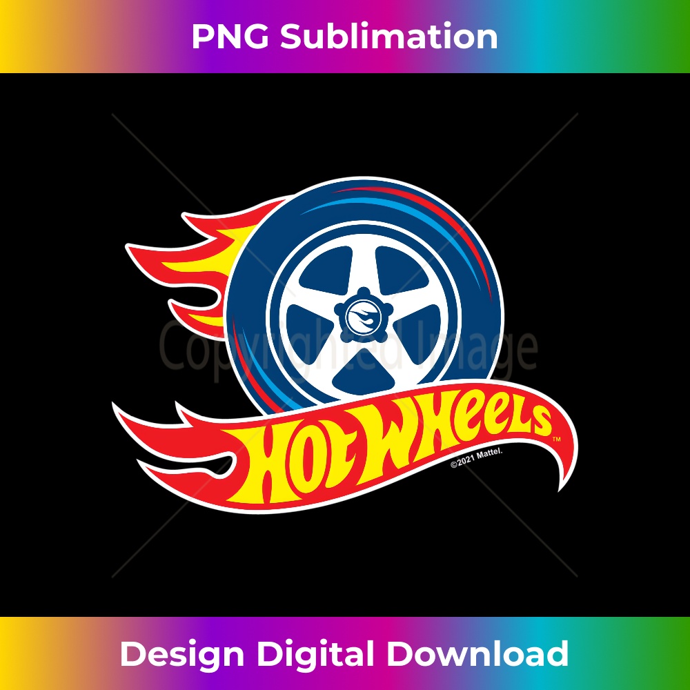 Hot Wheels - Flaming Tire Logo - Innovative PNG Sublimation | Inspire ...