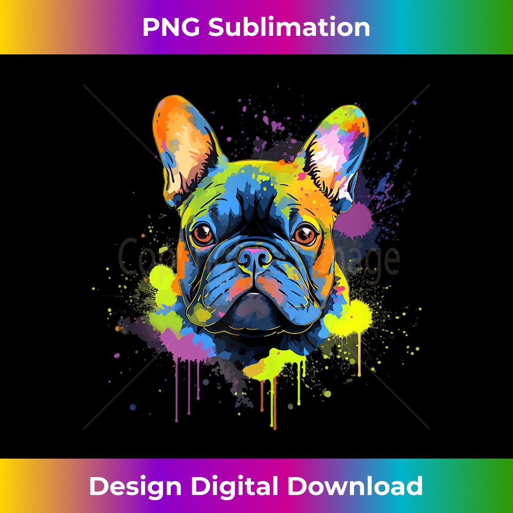 French Bulldog Dog Pet Art Portrait Frenchie Dog Mom Graphic | Inspire ...