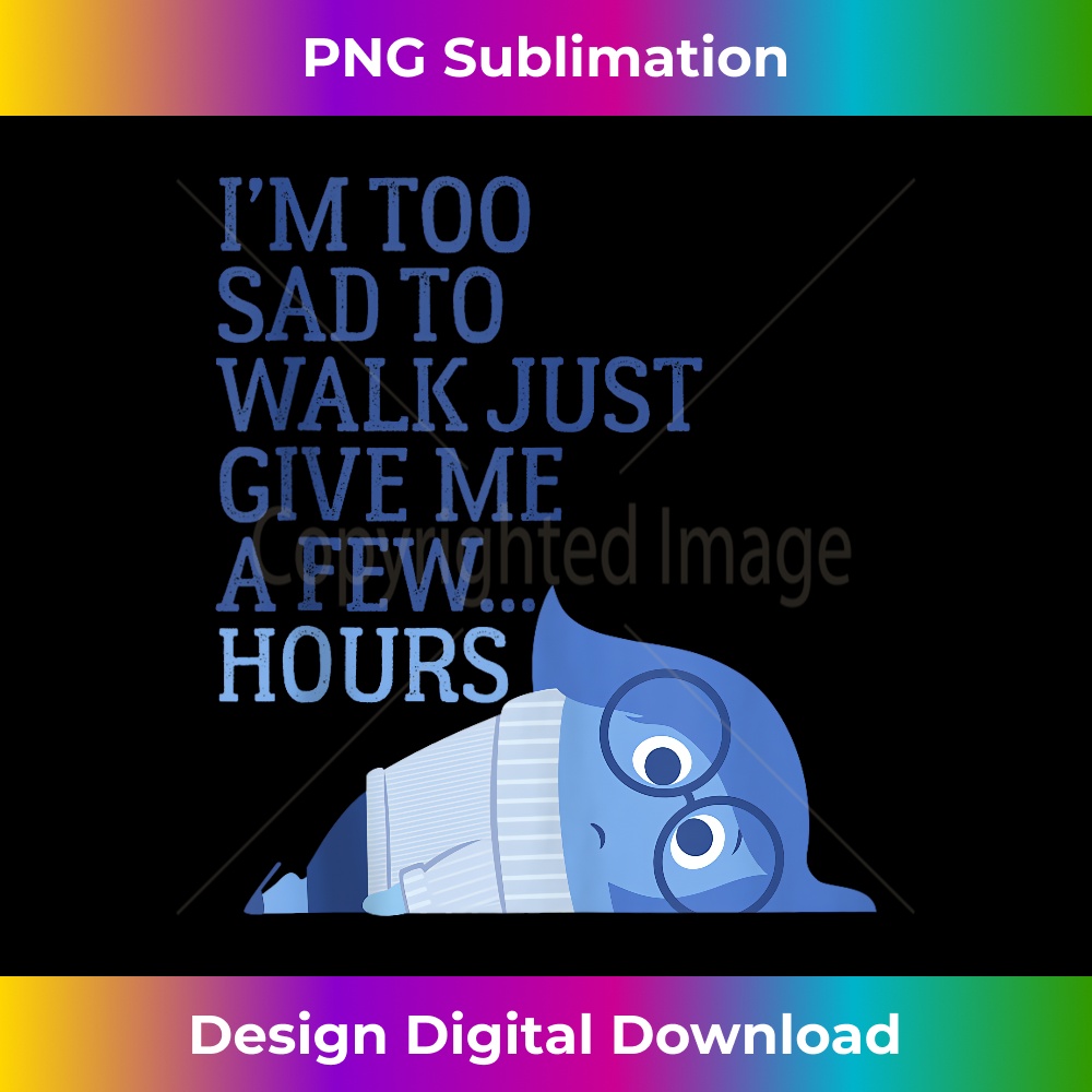 Disney Pixar Inside Out I'm Too Sad To Walk Emotion Portrait | Inspire ...