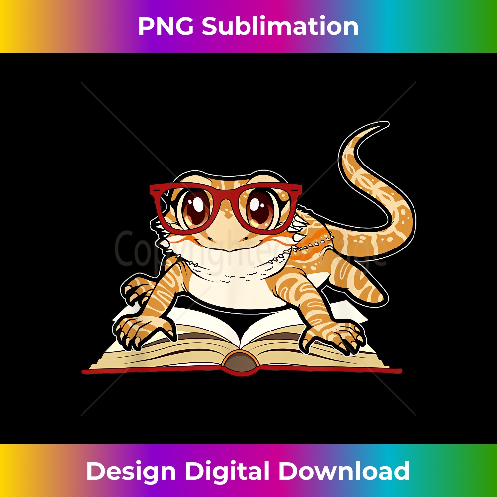 Bearded Dragon reading Books Nerdy Glasses Cute pet animals | Inspire ...