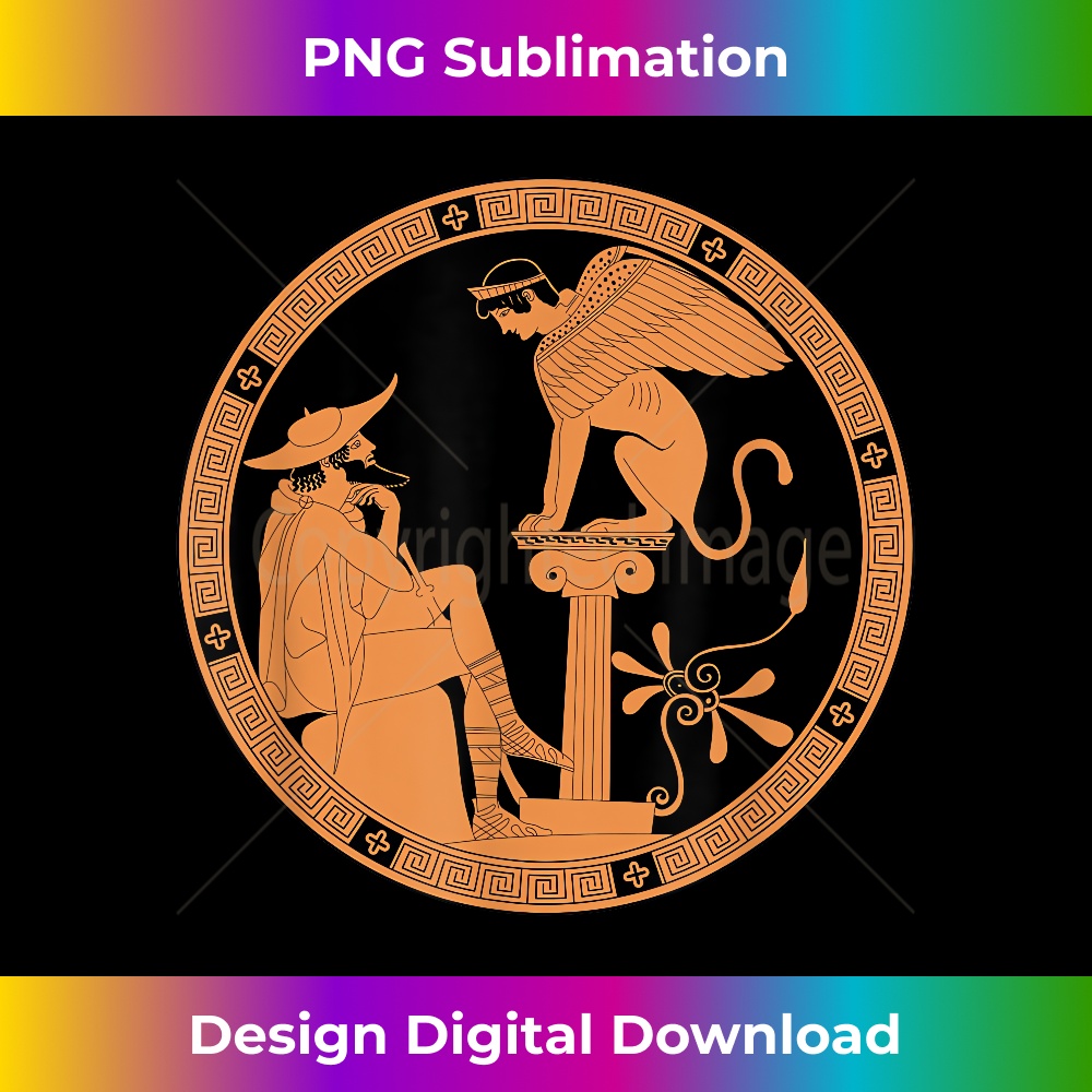 Oedipus and the Sphinx of Thebes - Classic Sublimation PNG F | Inspire ...