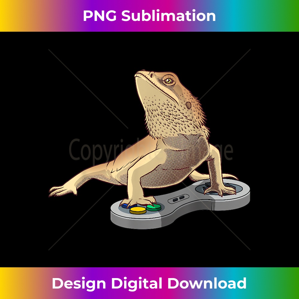 Funny Bearded Dragon Design For Kids Pet Video Game Players | Inspire ...
