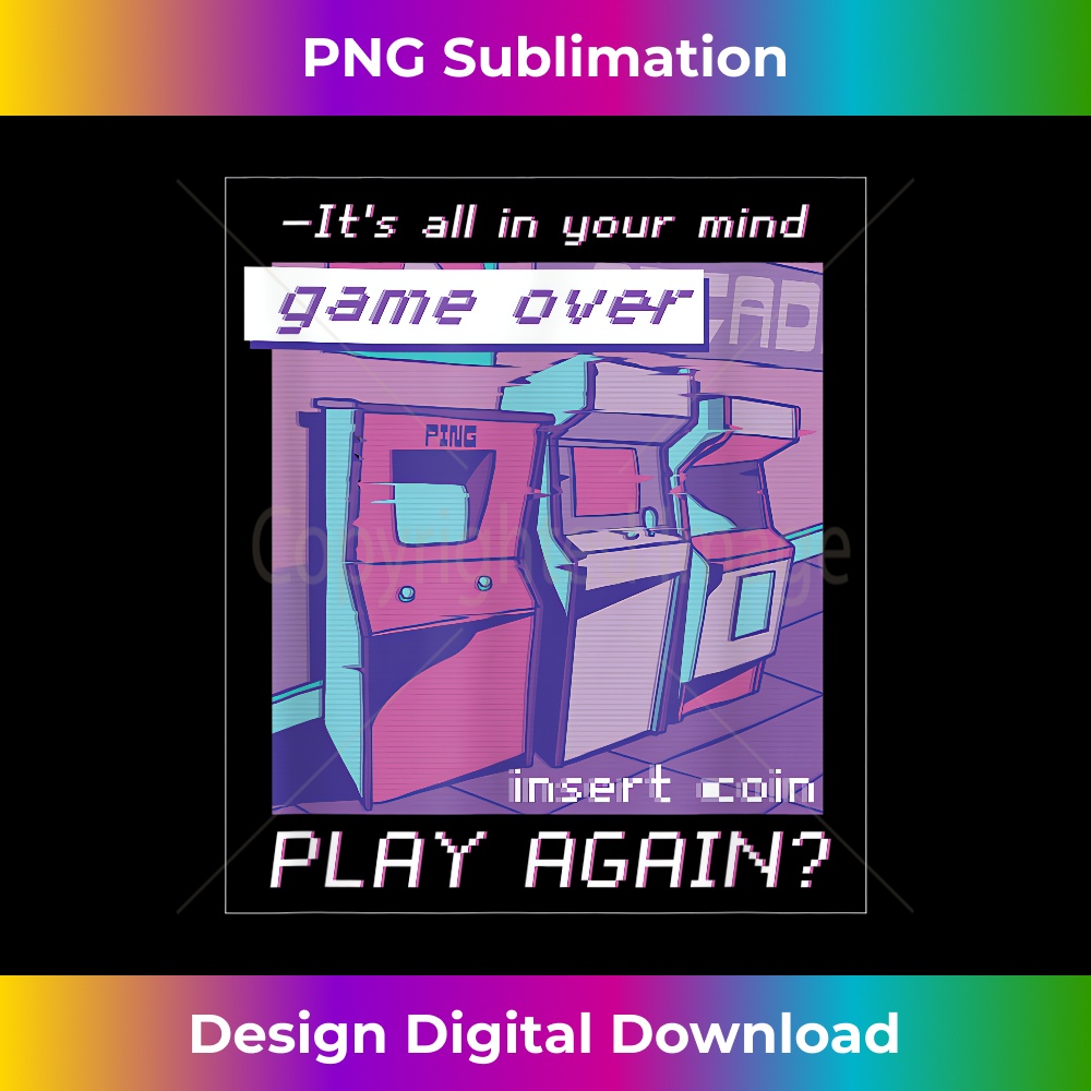 Retro Gaming Arcade Japanese Vaporwave Aesthetic 80s Graphic | Inspire ...