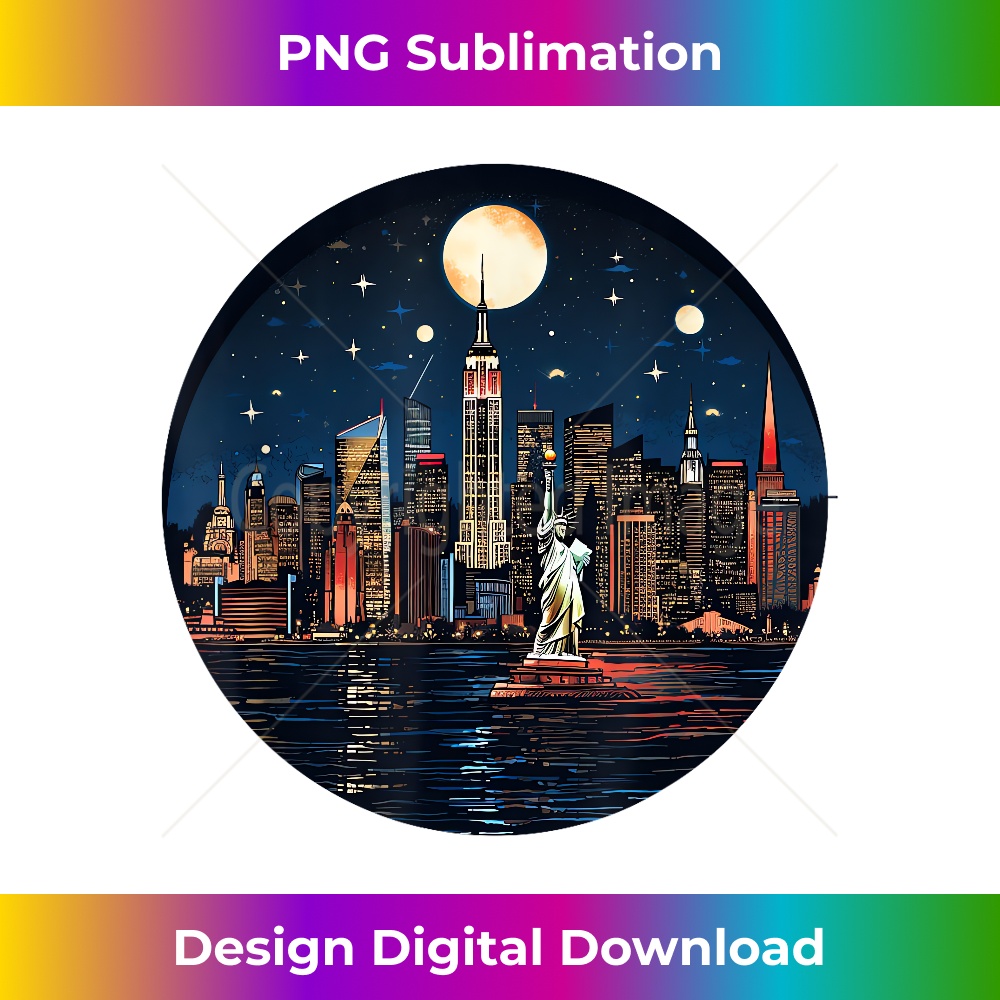 New York City Downtown Skyline Statue of Liberty NYC - Delux | Inspire ...