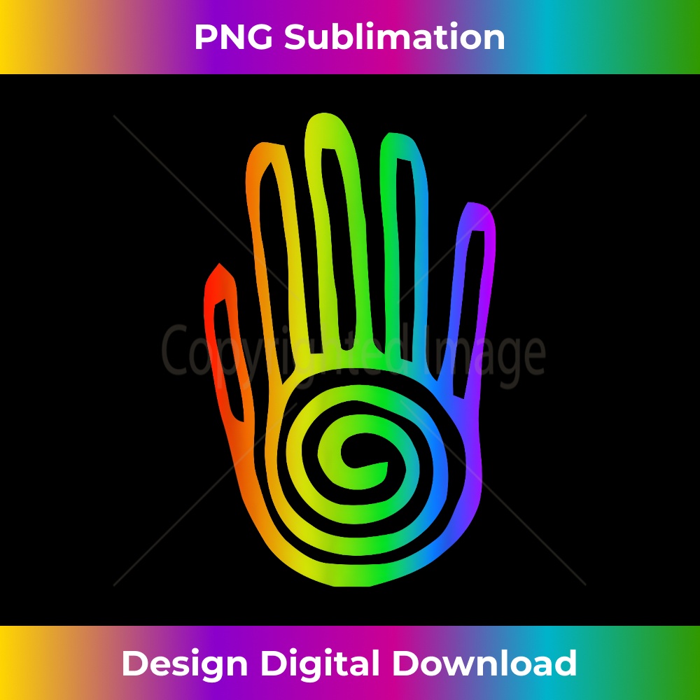 Ancient Native American Hopi Healing Hand Symbol Men Women - | Inspire ...