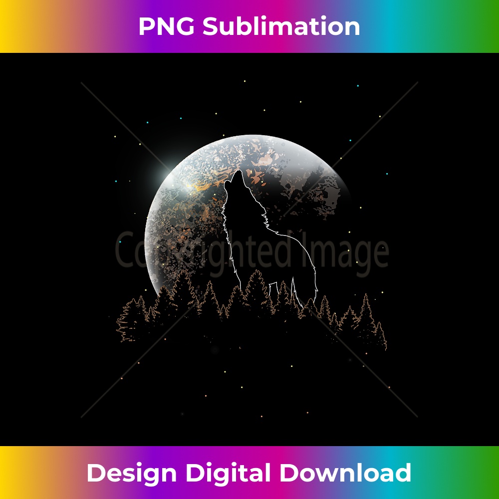 Full Moon Predator Forest Animal Wildlife Howling Wolf - Lux | Inspire ...