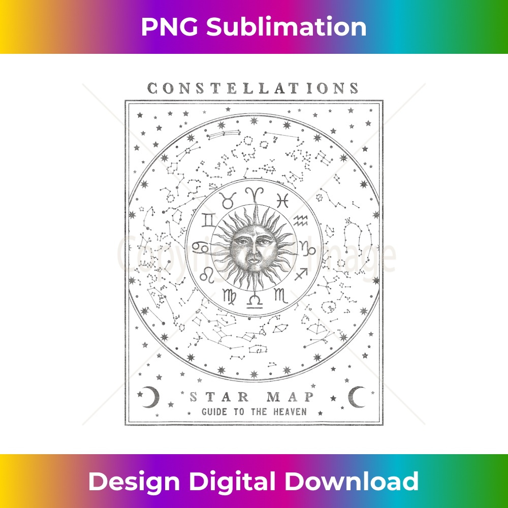 Astrology Constellations Wheel Text Poster - Sublimation-Opt | Inspire ...