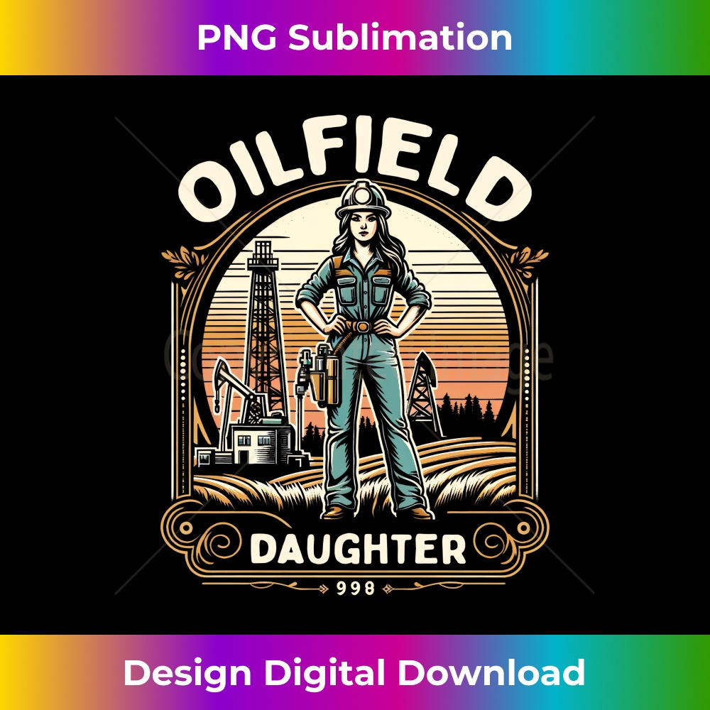 Vintage Oilfield Worker Rig Roughneck Oilfield Daughter - Ur | Inspire ...