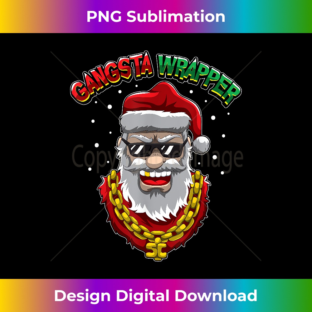Gangsta Wrapper - Santa Claus From The Hood - Wrapping Paper | Inspire ...