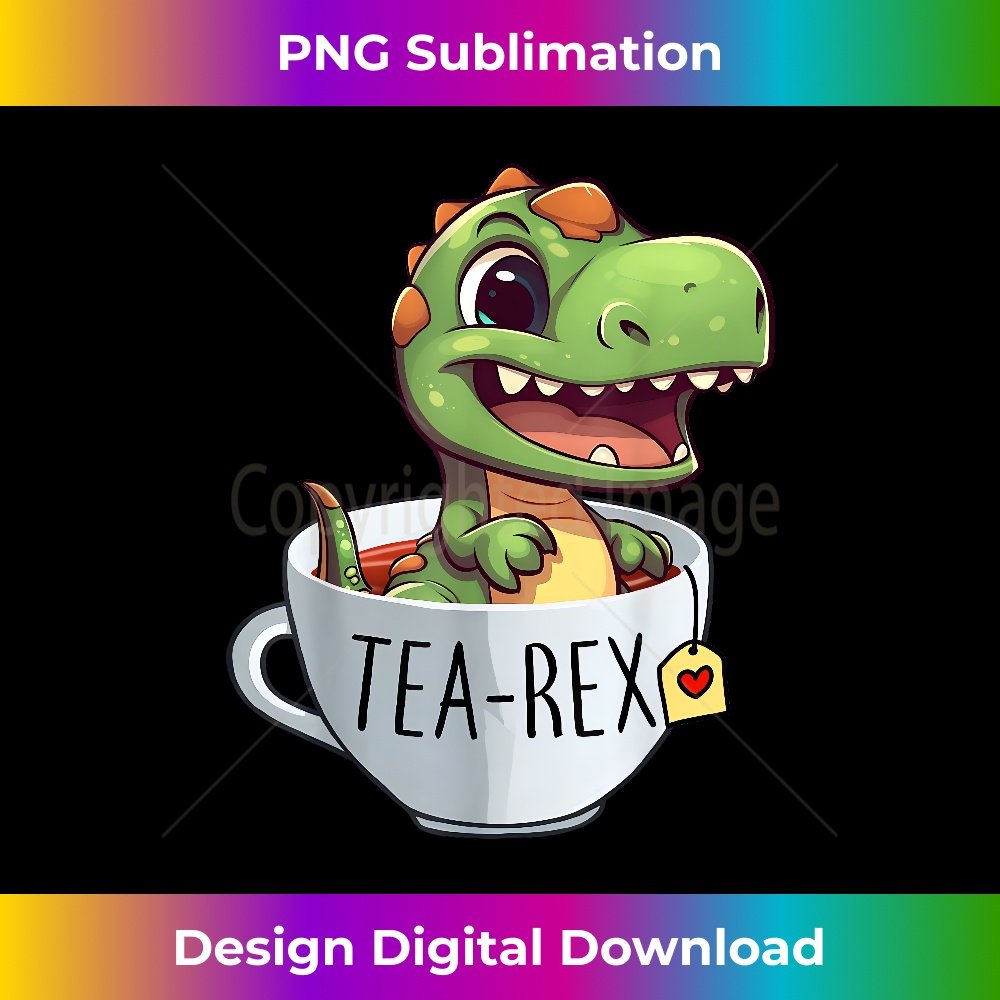 Tea-Rex in a Cup Cute Rex Dinosaur Kawaii Funny Dino Pun - S | Inspire ...