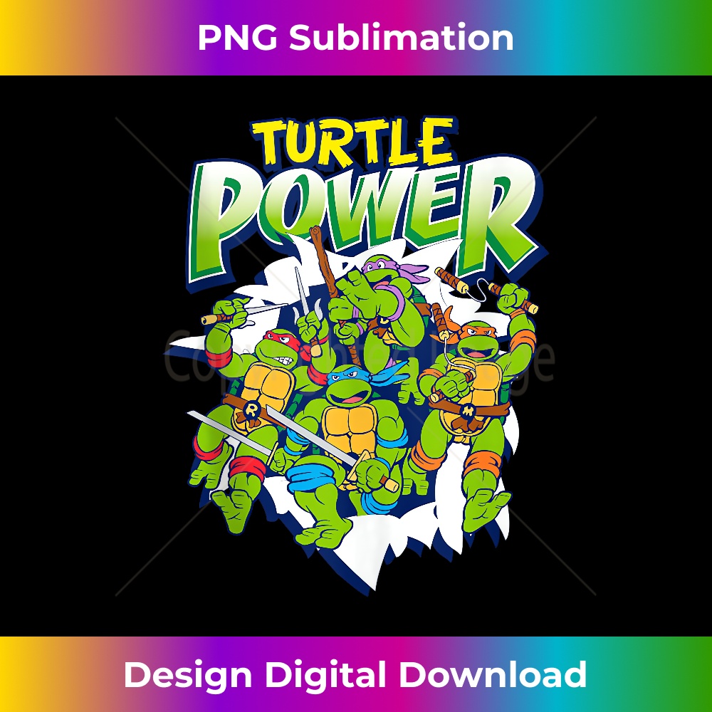 TMNT Turtle Power Breaking Though - Futuristic PNG Sublimati | Inspire ...