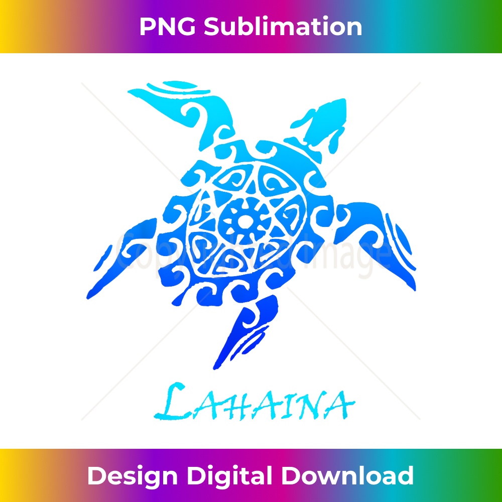 Lahaina, Maui Tribal Turtle Polynesian Tattoo Style - Deluxe | Inspire ...
