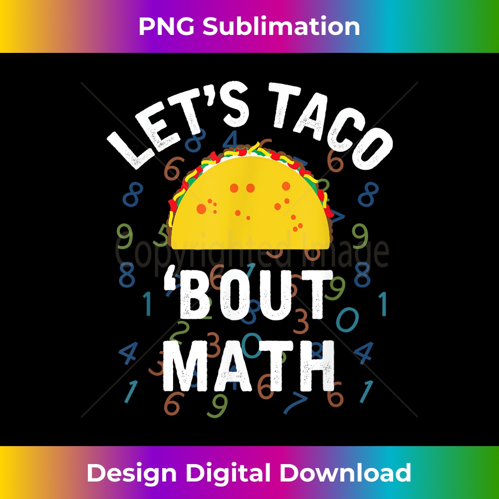 Math Specialist Teacher Let's Taco Bout Math Pun T Shirt - M | Inspire ...
