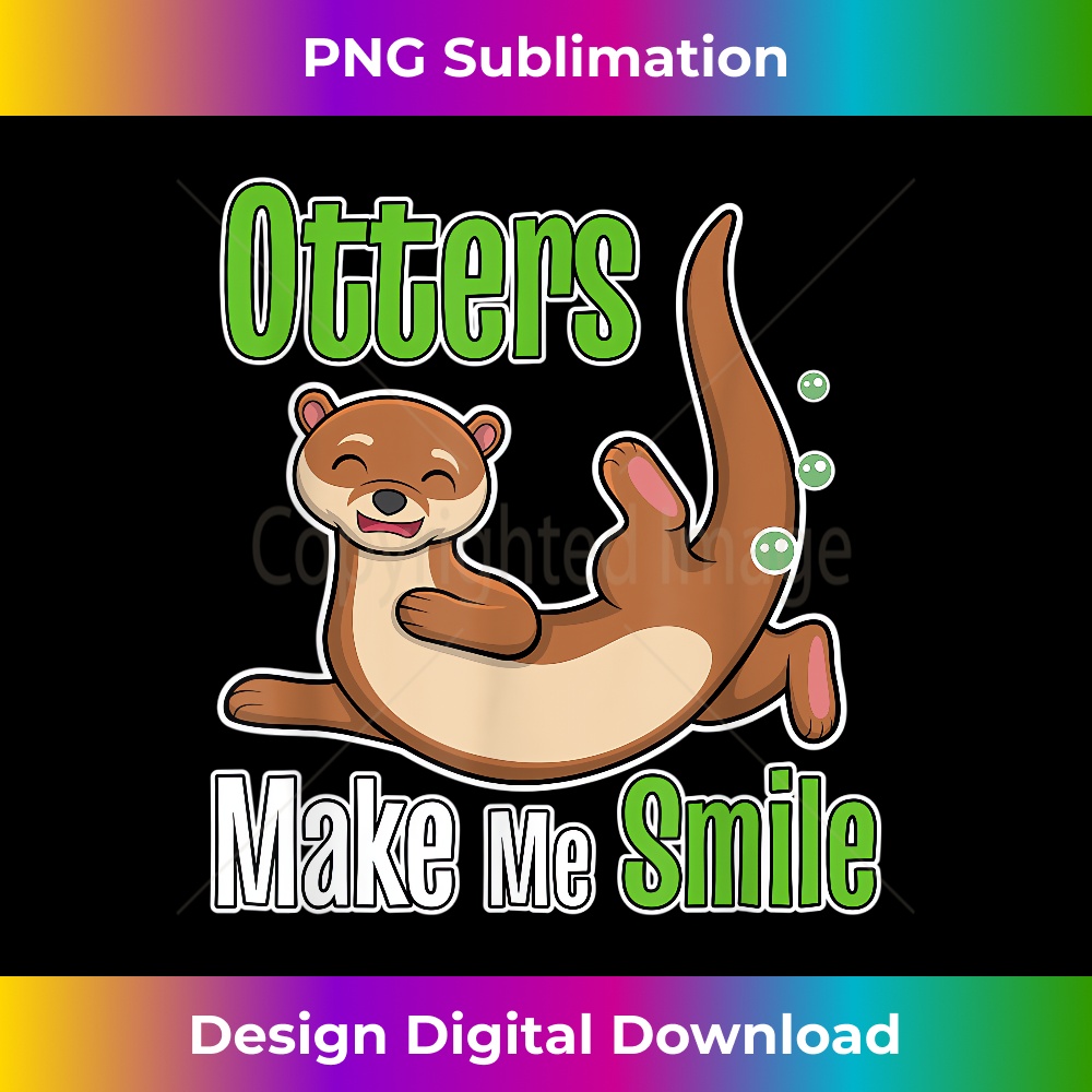 Otters Make Me Smile Wildlife Nature Sea Otters - Chic Subli | Inspire Uplift