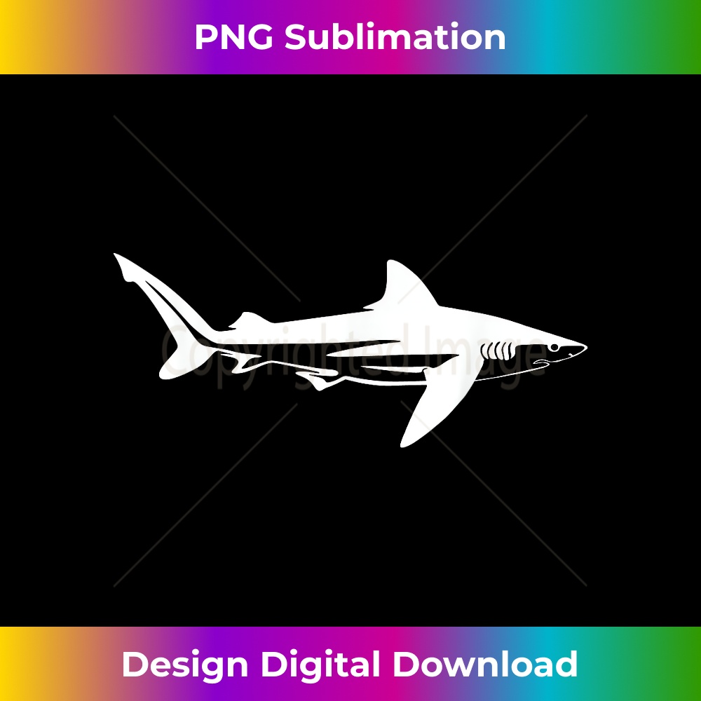 Tiger Shark Silhouette Simple Shark Design - Futuristic PNG | Inspire ...