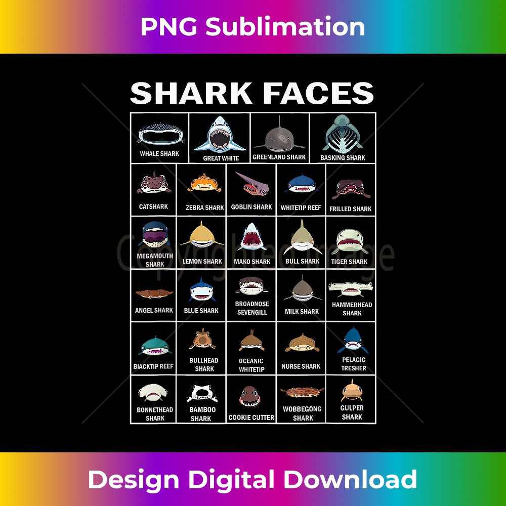 Types Of Shark Faces. Shark Face Identification Great Sea - | Inspire ...