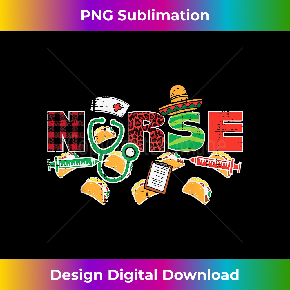 Mexican Nurse Tacos Cinco De Mayo Nurse Women Scrub Top RN - | Inspire ...