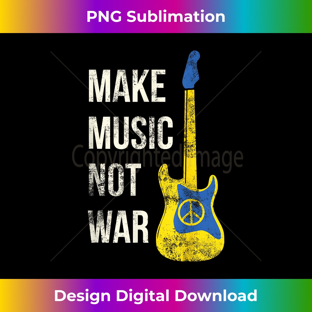 Make Music Not War Vintage Guitar Lovers & Peace Makers - Ec | Inspire ...