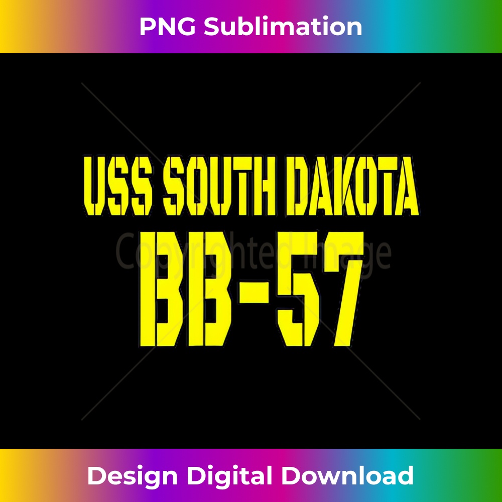 USS South Dakota BB-57 WW2 Battleship Warship Front&Back - A | Inspire ...