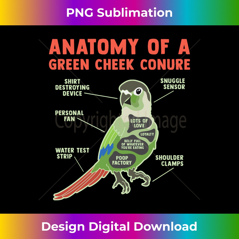 Funny Green Cheek Conure Bird Lover Pineapple Parrot s - Urb | Inspire ...