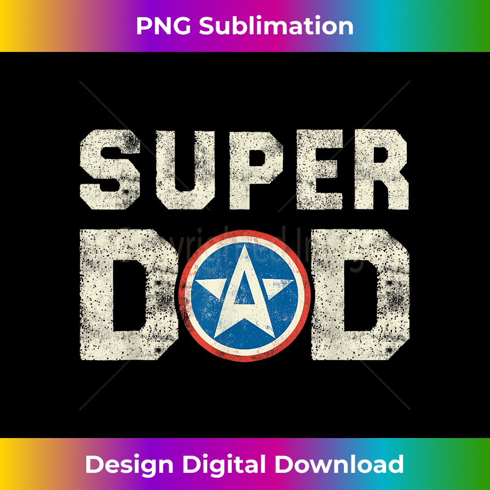 Super Dad Superhero Super Dad Father Hero Star Shield - Vibr | Inspire ...