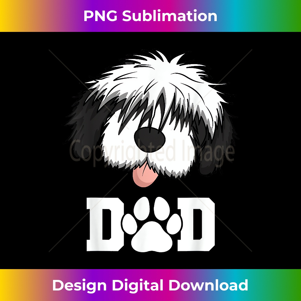 Sheepadoodle Dad Father Idea for Father's Day - Vibrant Subl | Inspire ...