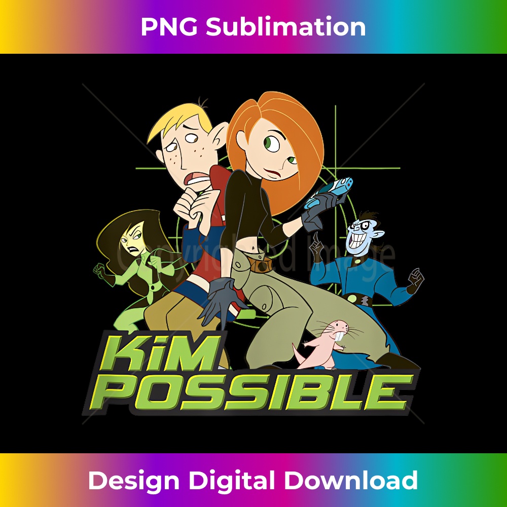 Disney Kim Possible Character Group - Futuristic PNG Sublima - Inspire Uplift