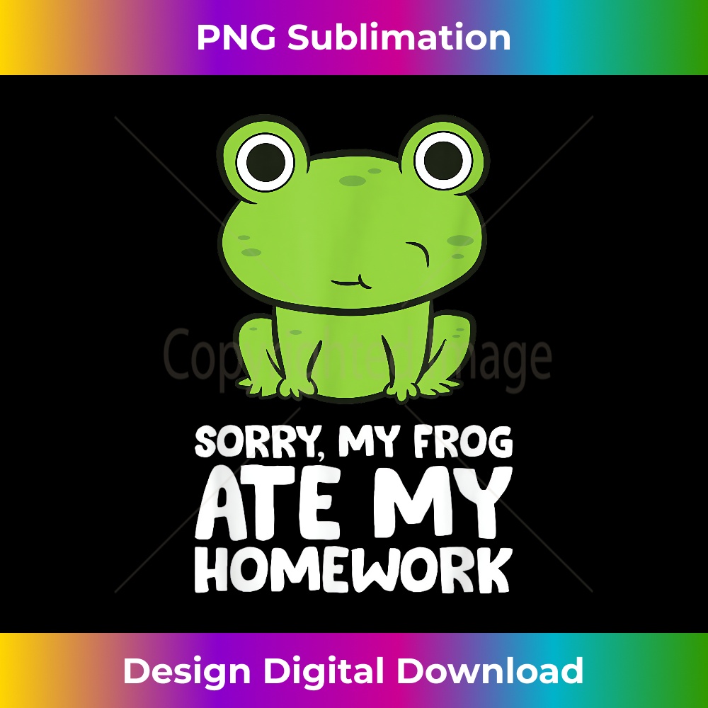 Frog School Homework Sorry My Frog Ate My Homework - Vibrant | Inspire ...