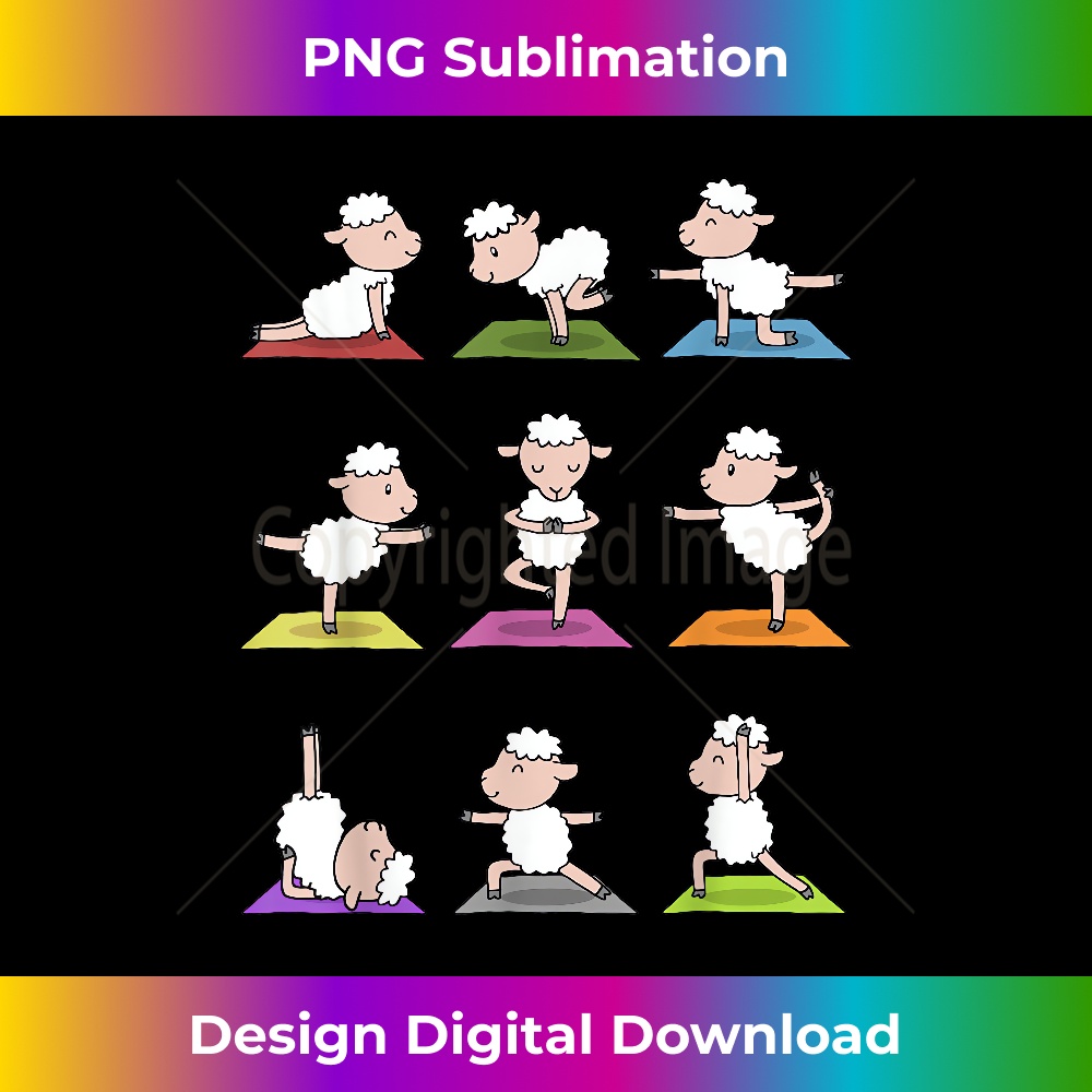 Sheep Yoga Funny Cute Sheeps In Yoga Poses - Chic Sublimatio | Inspire ...
