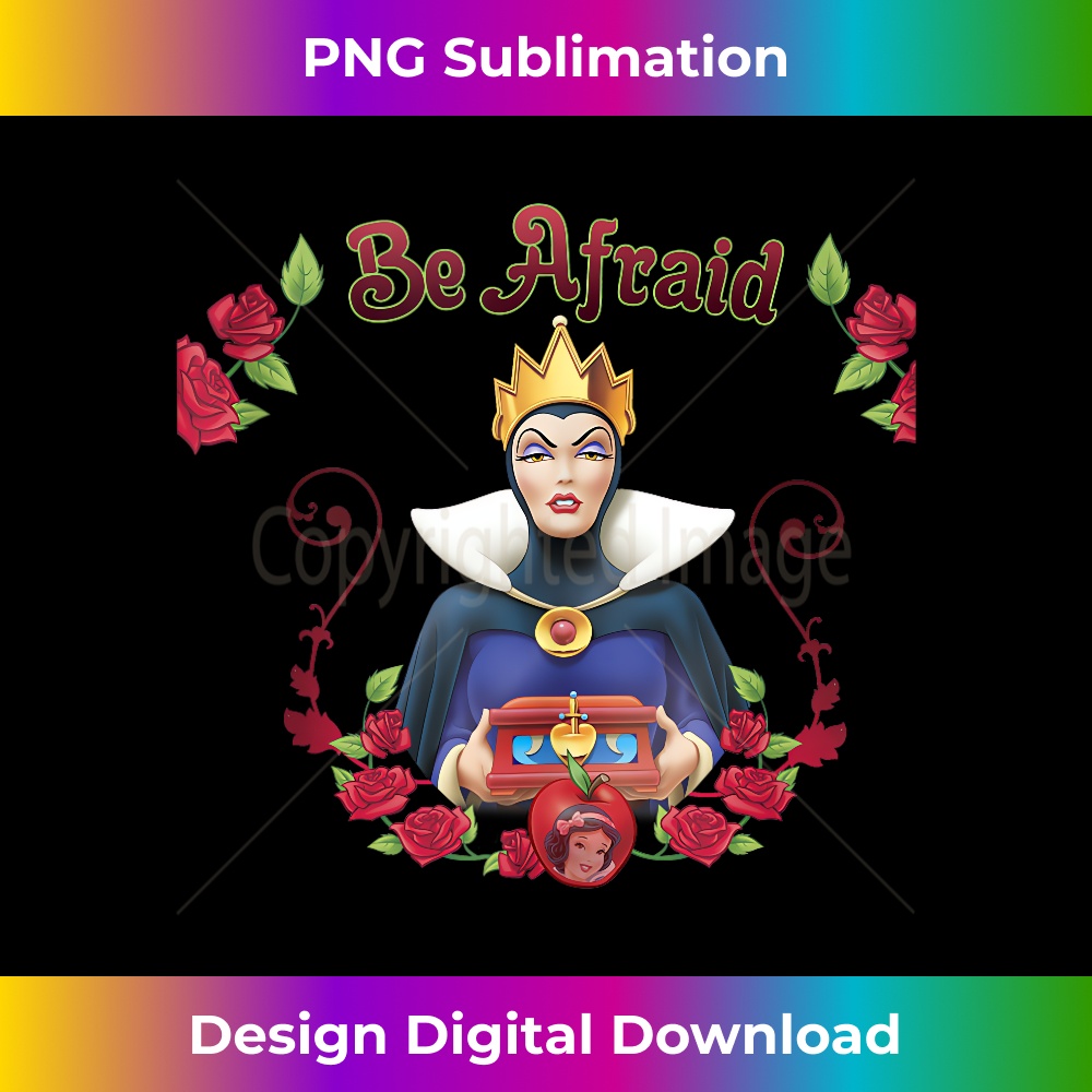 Disney Snow White Evil Queen Be Afraid Floral Portrait - Edg | Inspire ...