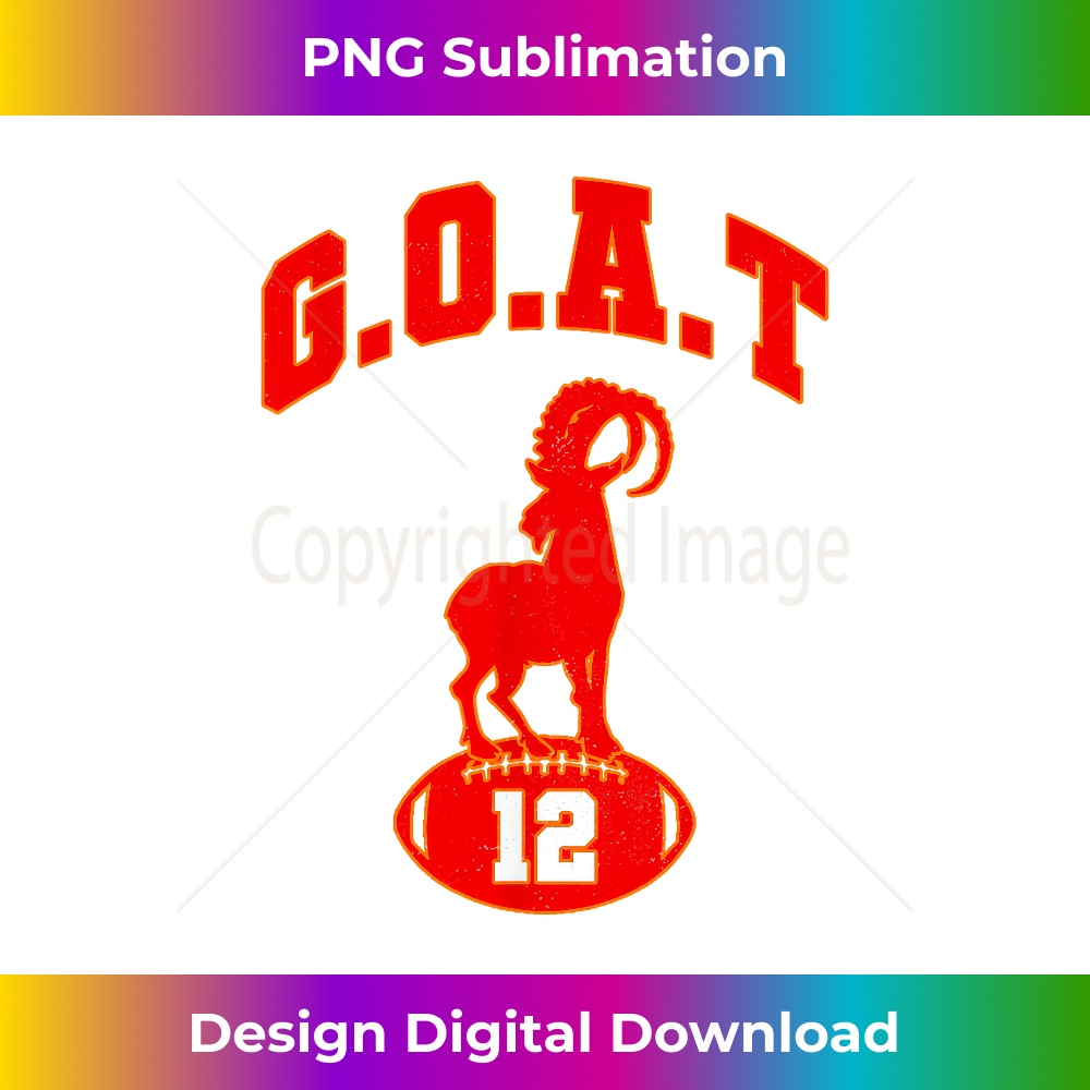 The GOAT #12 The Greatest Of All Time Distressed Design - Sl | Inspire ...