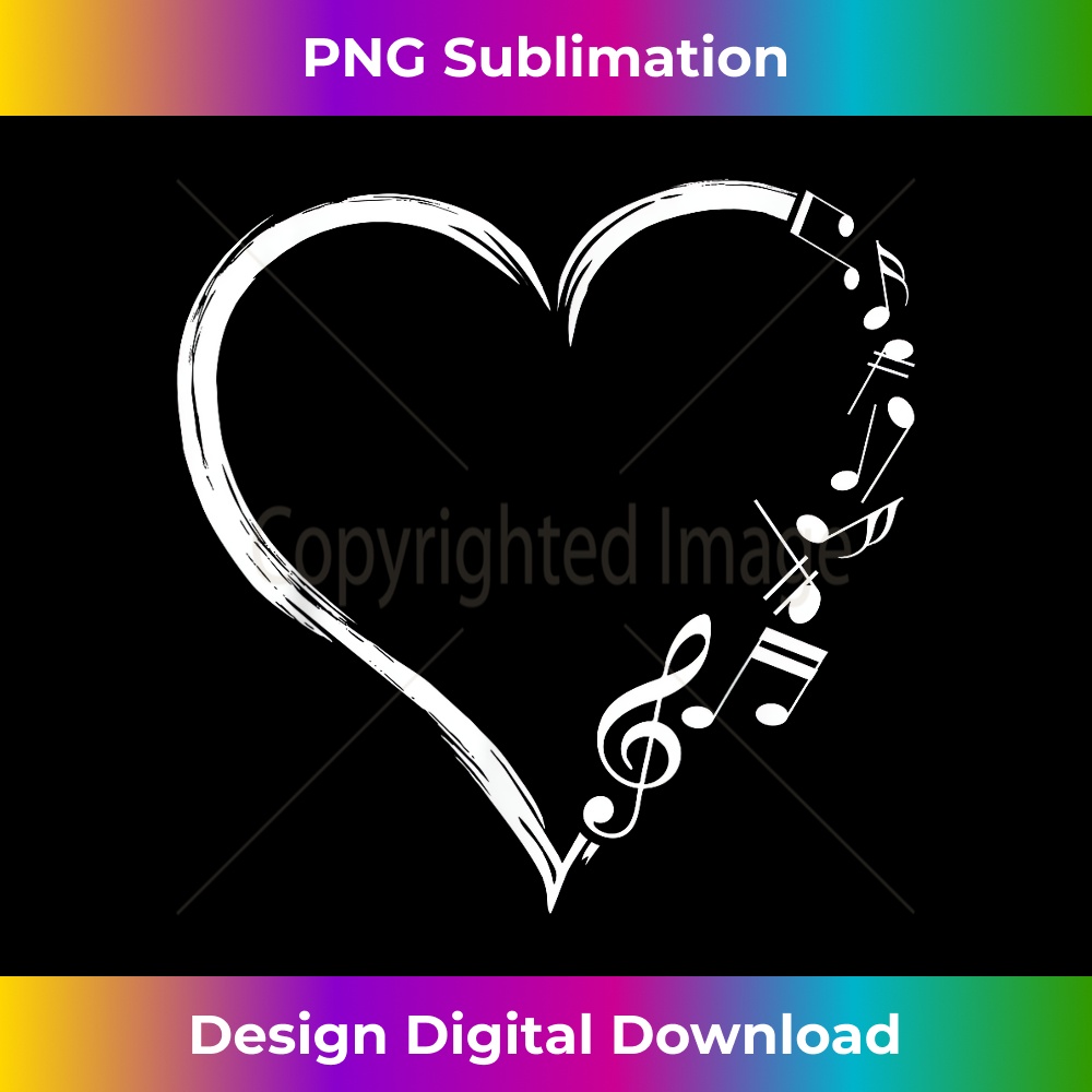Music Frequency Cute Heart Notes Clef Musicians Music Lover | Inspire ...