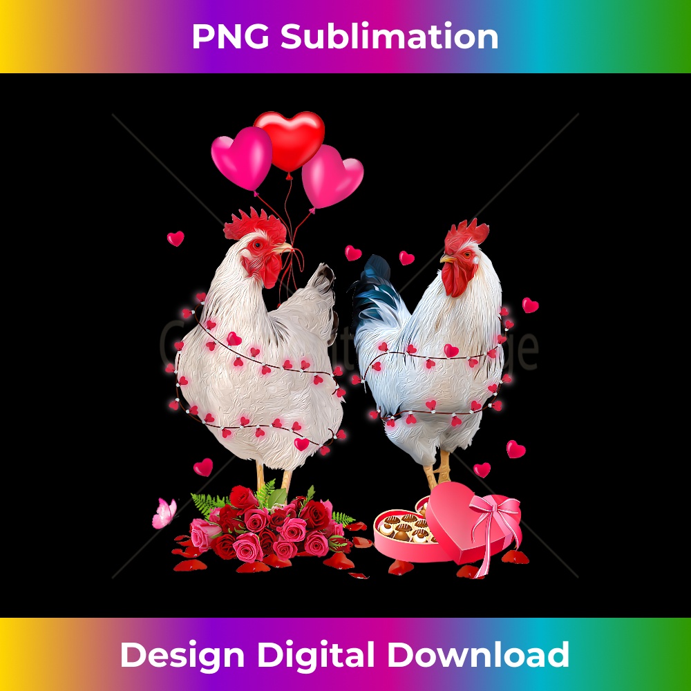 Funny Chicken Valentines Day Heart Chicken Couple - Edgy Sub - Inspire ...