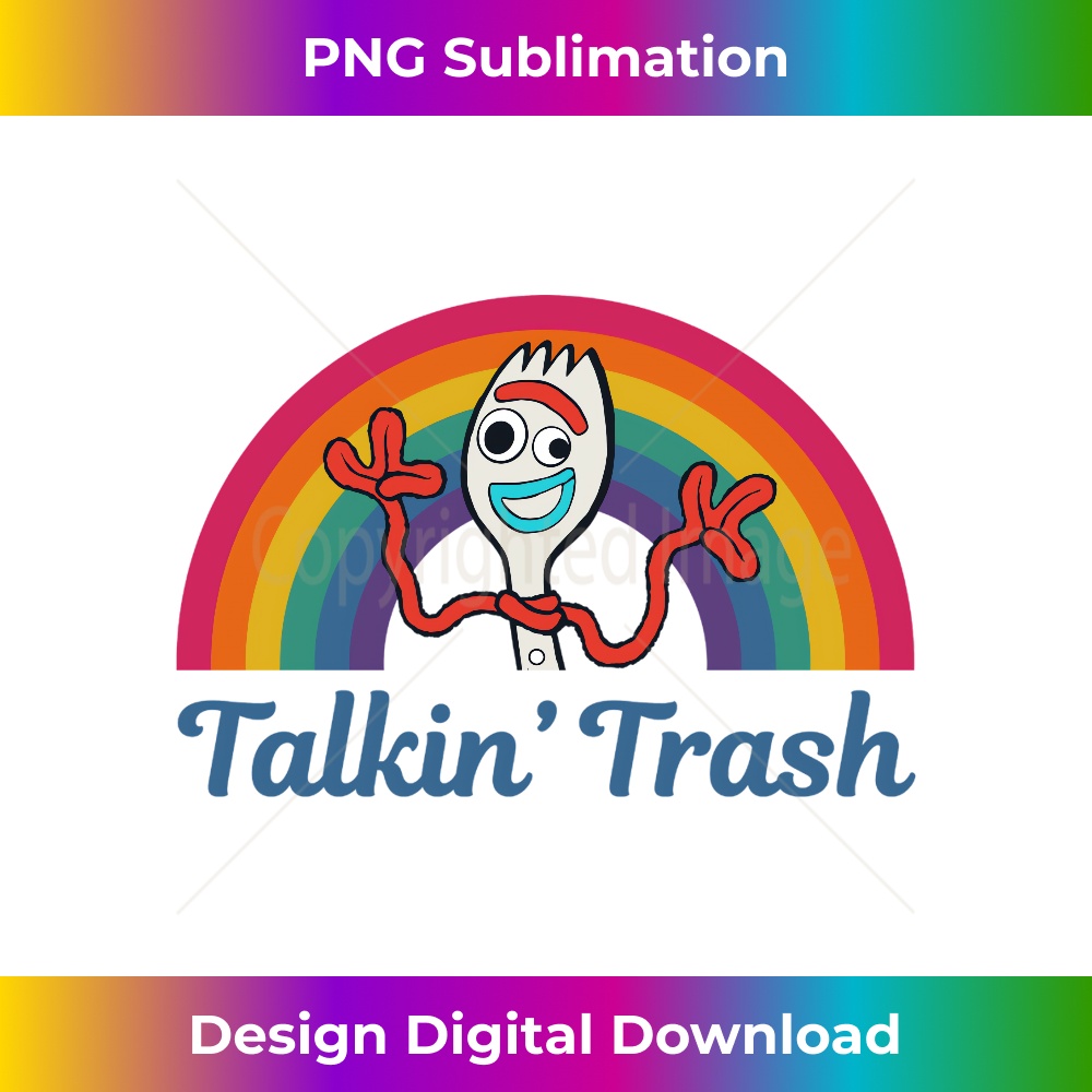 Disney Pixar Toy Story 4 Forky Talkin' Trash Rainbow - Sleek | Inspire ...