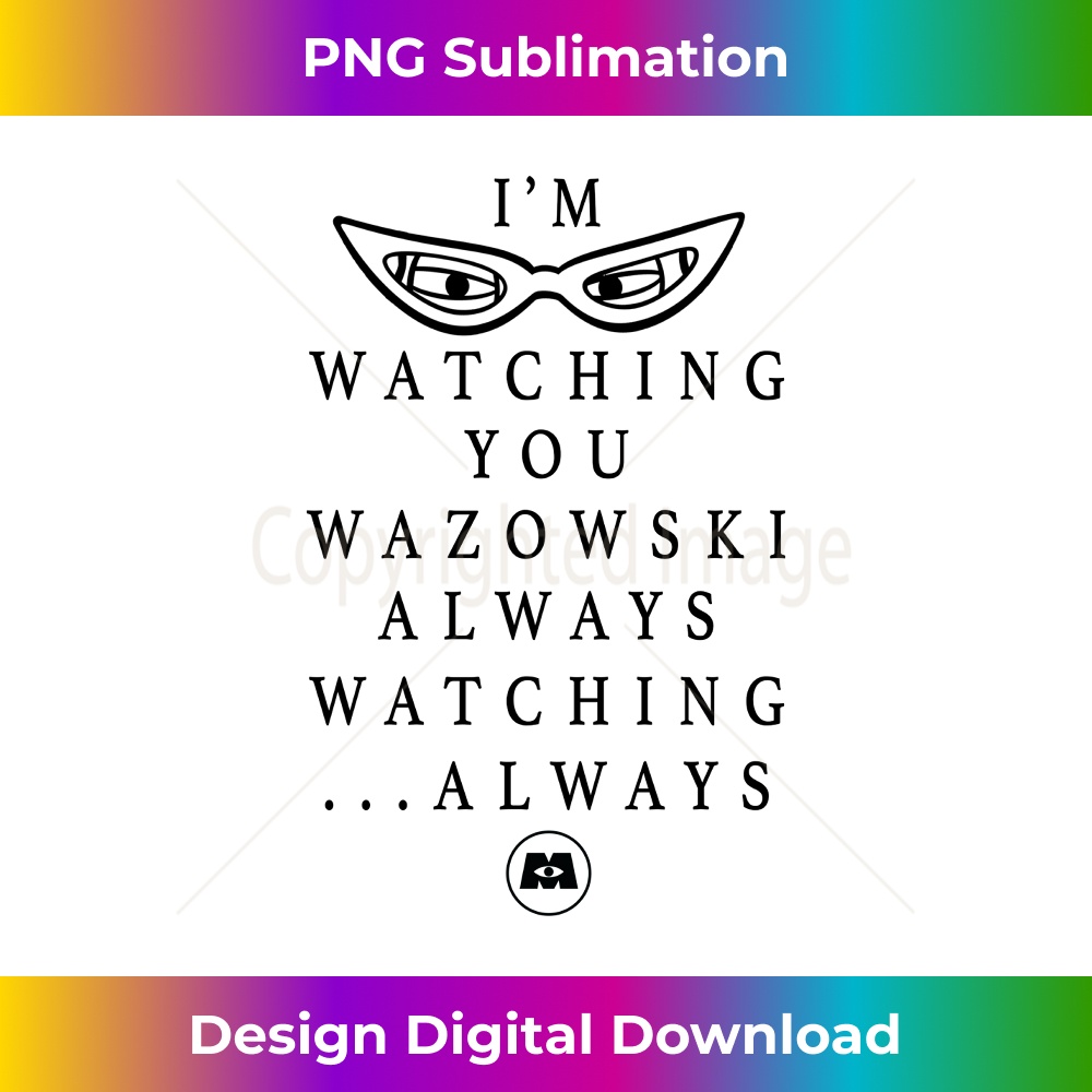 Disney Pixar Monster's Inc. Always Watching Text - Vibrant S | Inspire ...