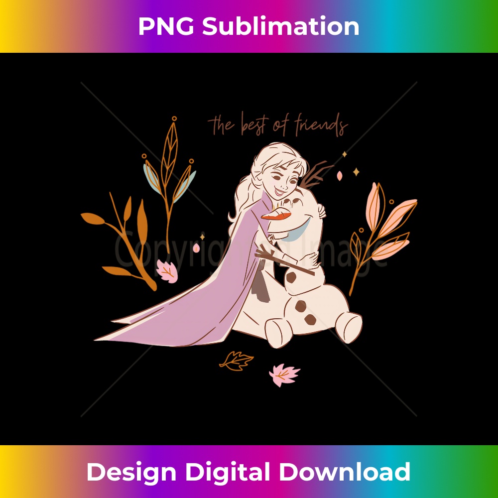 Disney Frozen Anna Olaf Hugging The Best Of Friends Portrait | Inspire ...