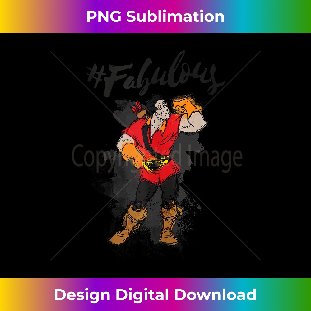 Disney Beauty And The Beast Gaston Fabulous Portrait Sketch | Inspire ...