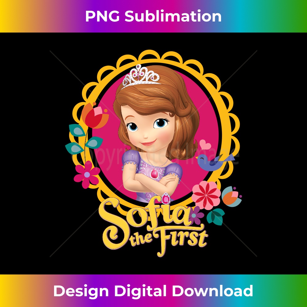 Disney Sofia the First Sofia Dainty Border LS - Edgy Sublima | Inspire Uplift
