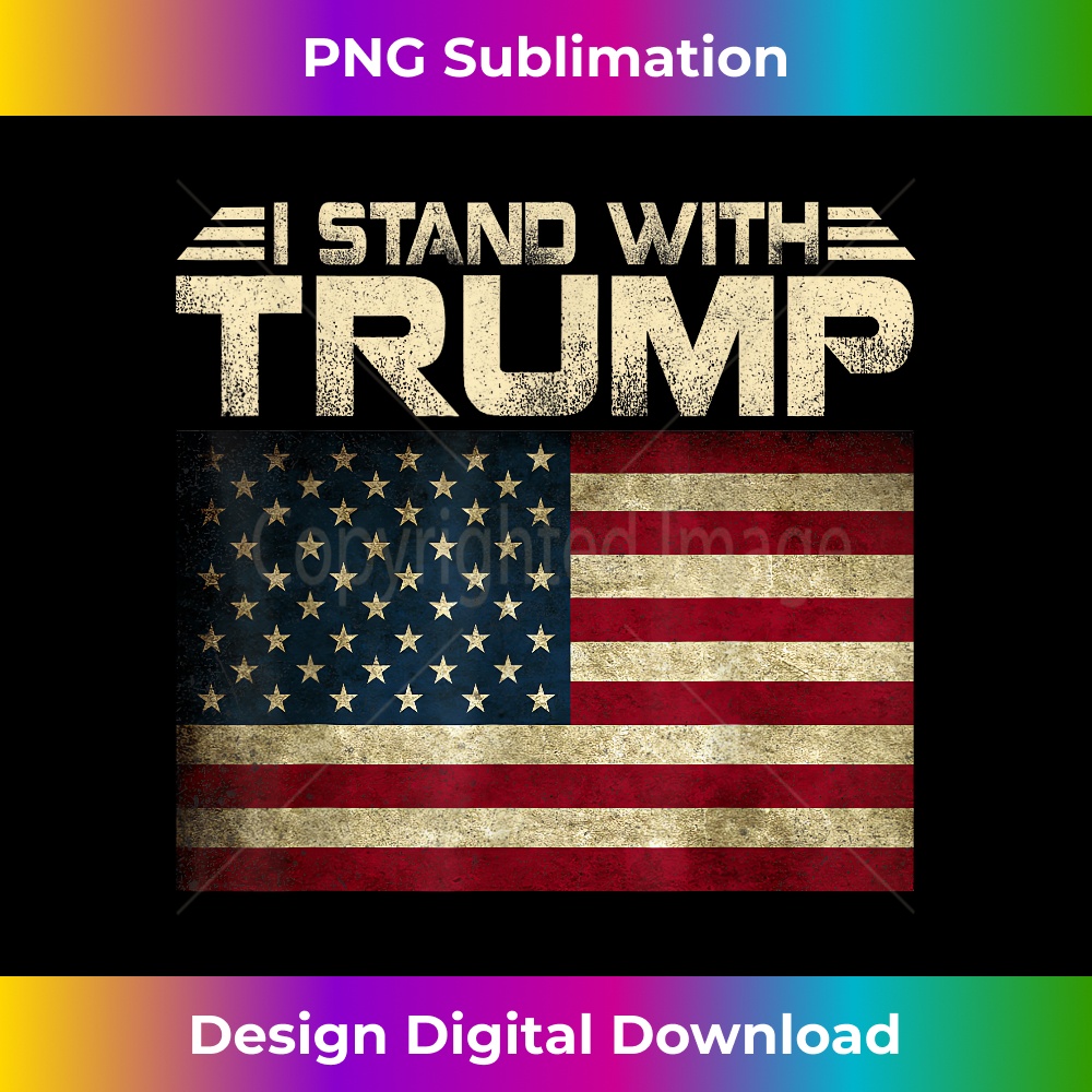 Vintage I Stand With Trump Pro Trump Supporter - Chic Sublim | Inspire ...
