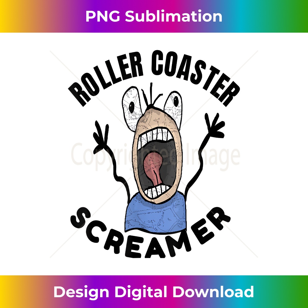 Roller Coaster Screamer Loves The Thrill Of The Ride - Delux | Inspire ...