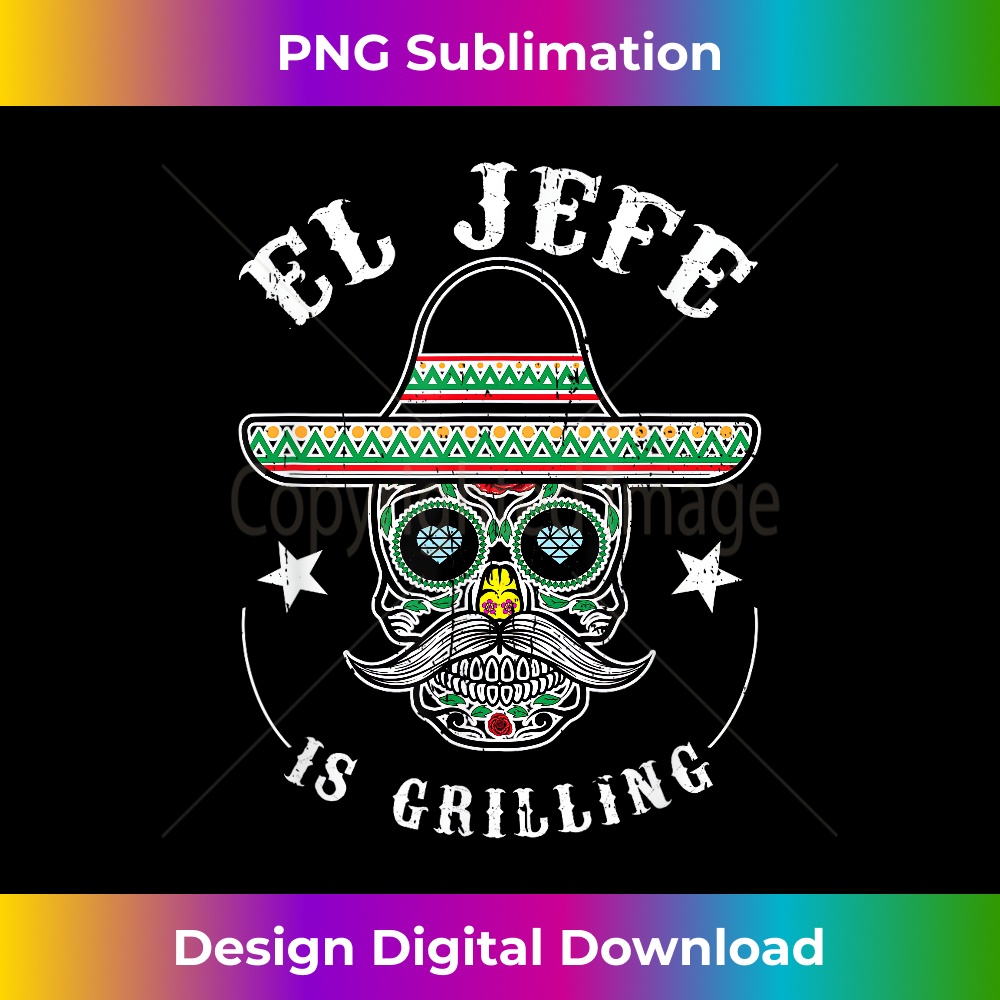 El Jefe Is Grilling Stand Back Funny Mexican Dad Jefe - Subl | Inspire ...