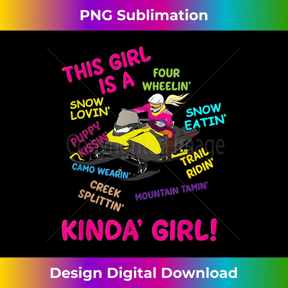 Funny Snowmobiling Saying Girl Snowmobile Riding Sled Girl - | Inspire ...