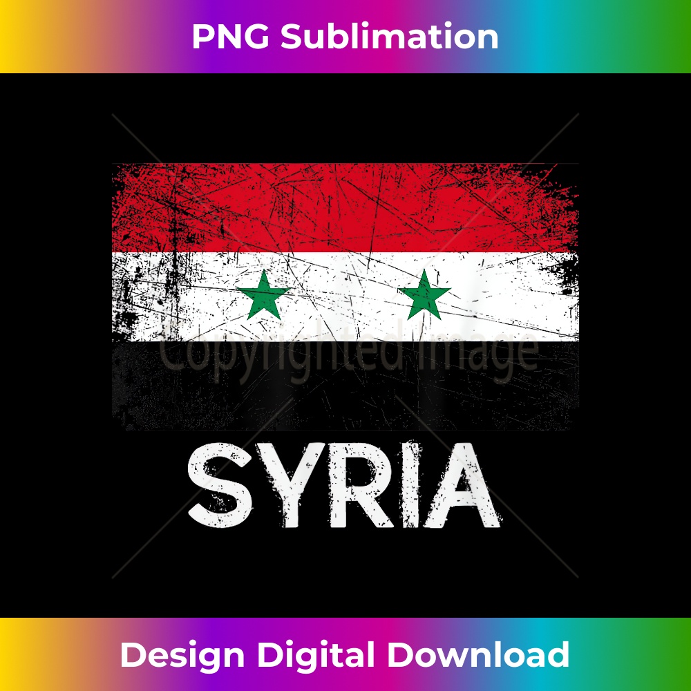 Syrian Flag Vintage Made In Syria - Sublimation-Optimized P - Inspire ...
