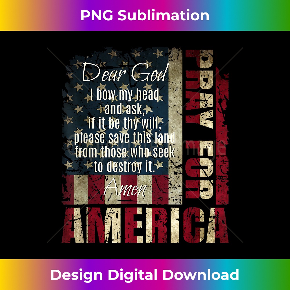 Pray For America Christian American Flag Prayer Themed - Cla | Inspire ...