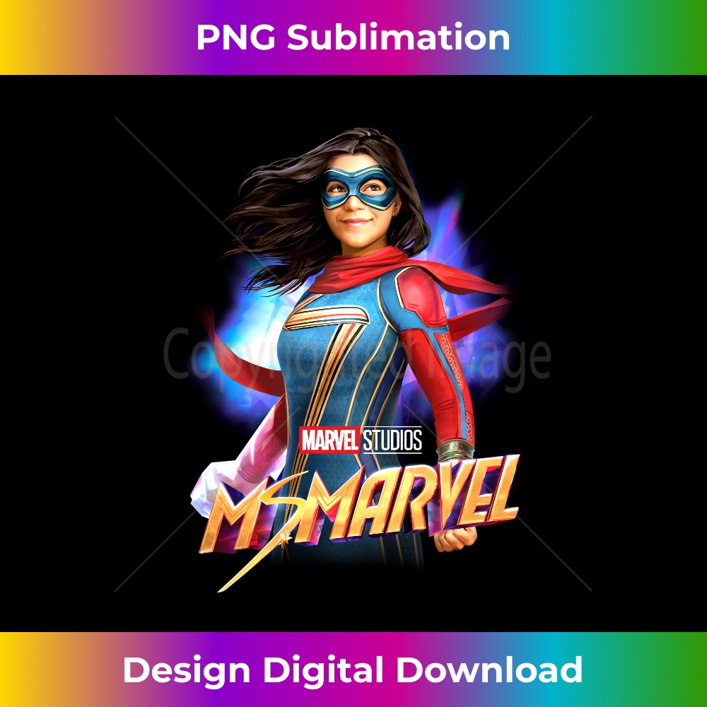 Marvel Ms. Marvel Bright Hero - Eco-Friendly Sublimation PNG | Inspire ...