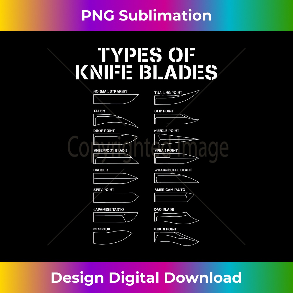 Types Of Knife Blades, Knife Collector - Bespoke Sublimation | Inspire ...