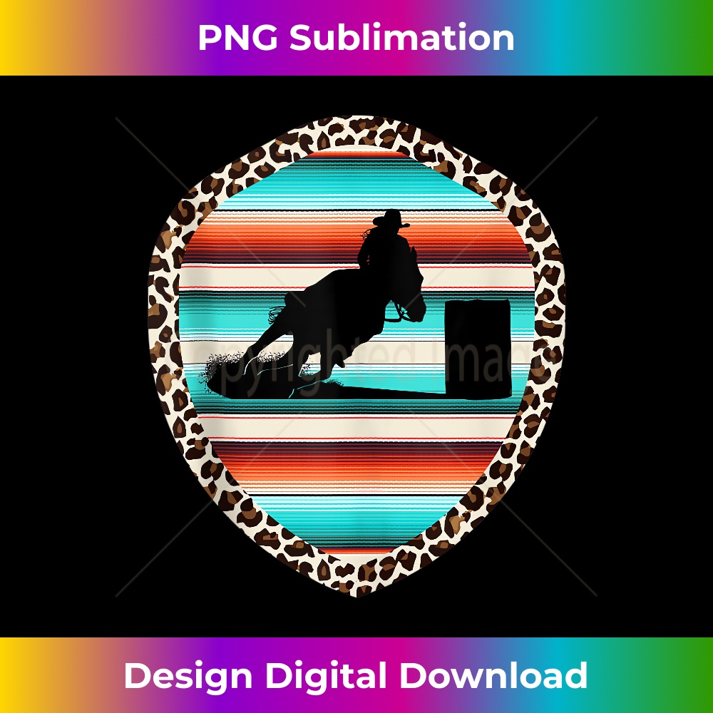 Horse Barrel Racing Serape Leopard pattern Rodeo Cowgirl - S | Inspire ...